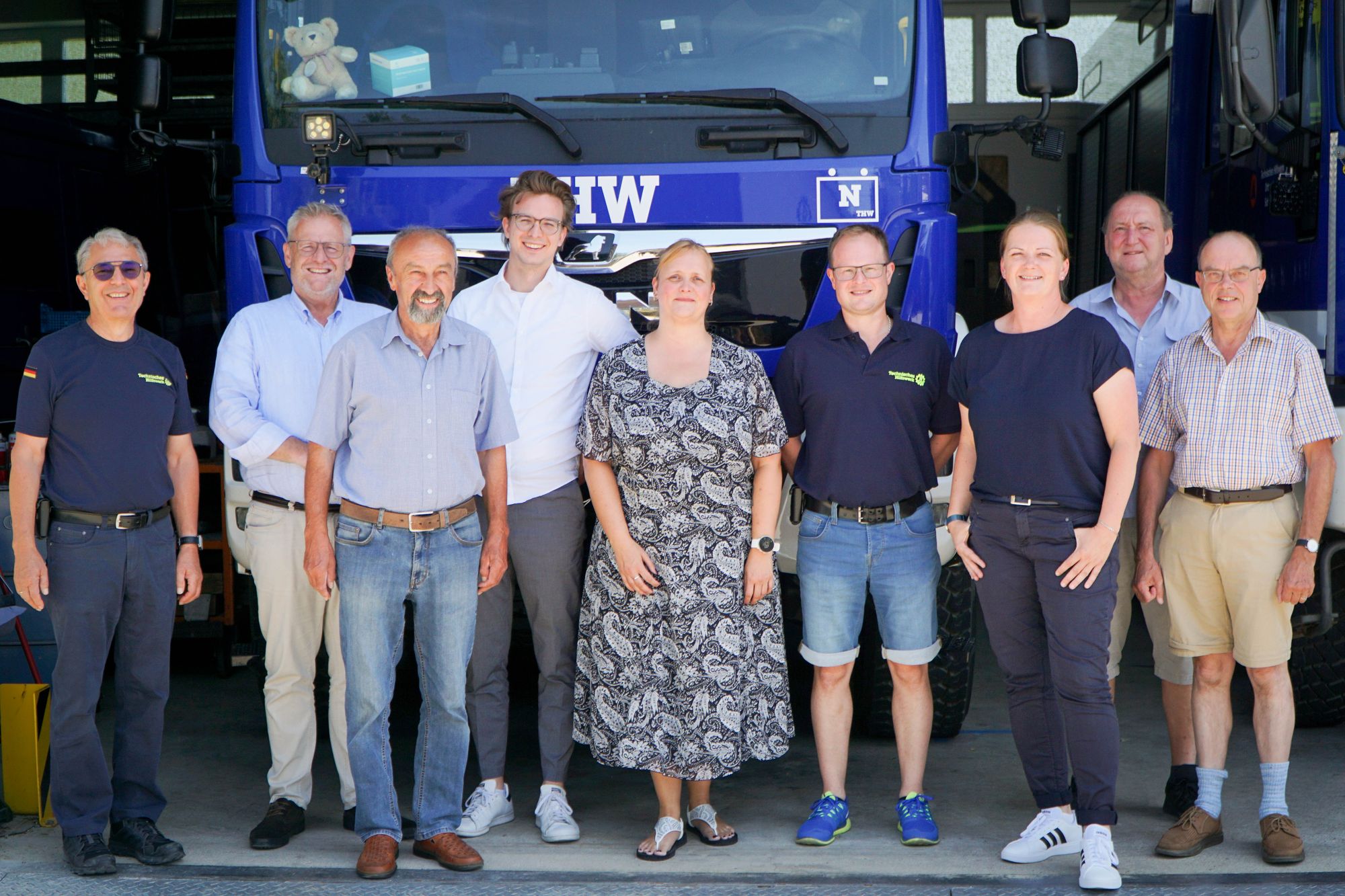 Besuch des THW Schwandorf mit Leon Eckert MdB